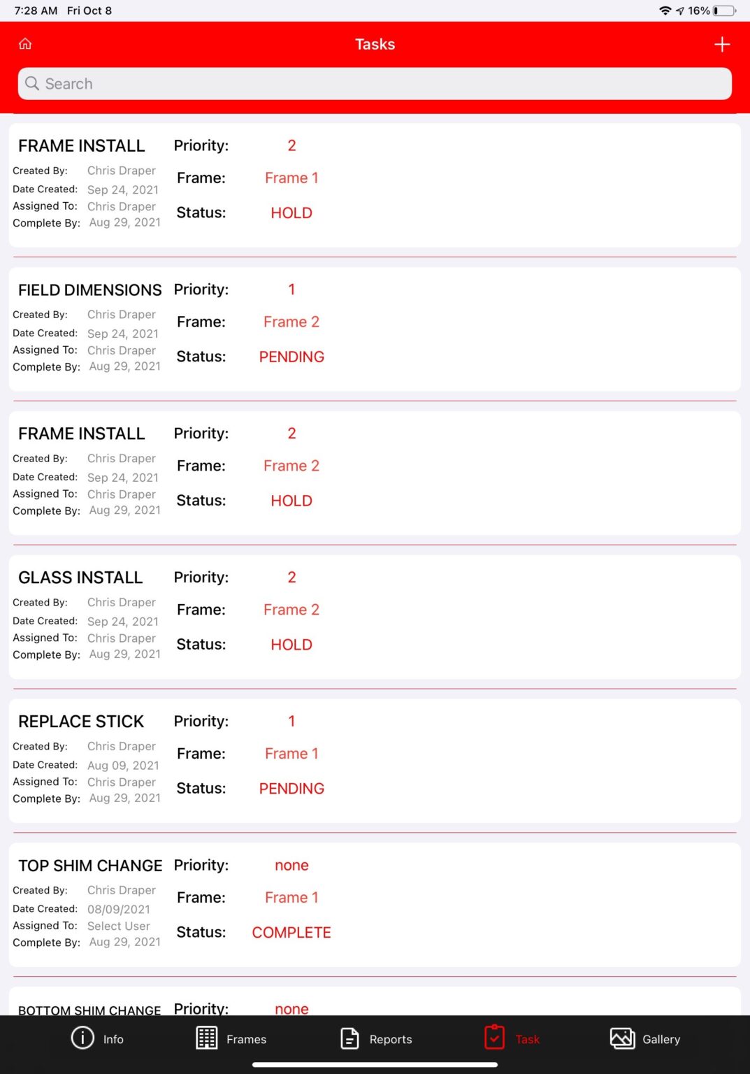 Glazier Studio App – DeMichele Group